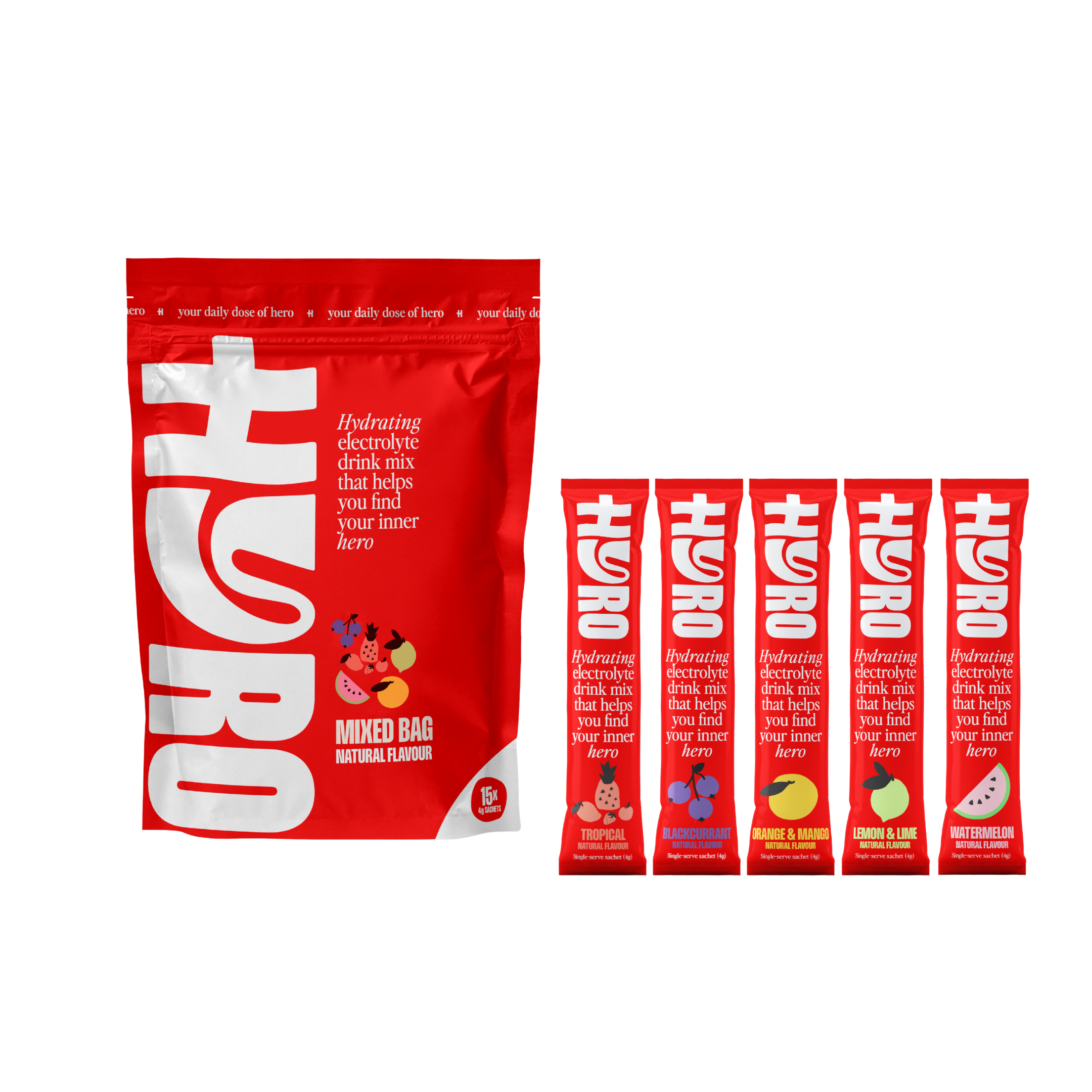 Hyro Variety Pack - Sugar Free Electrolyte Powder Drink Mix